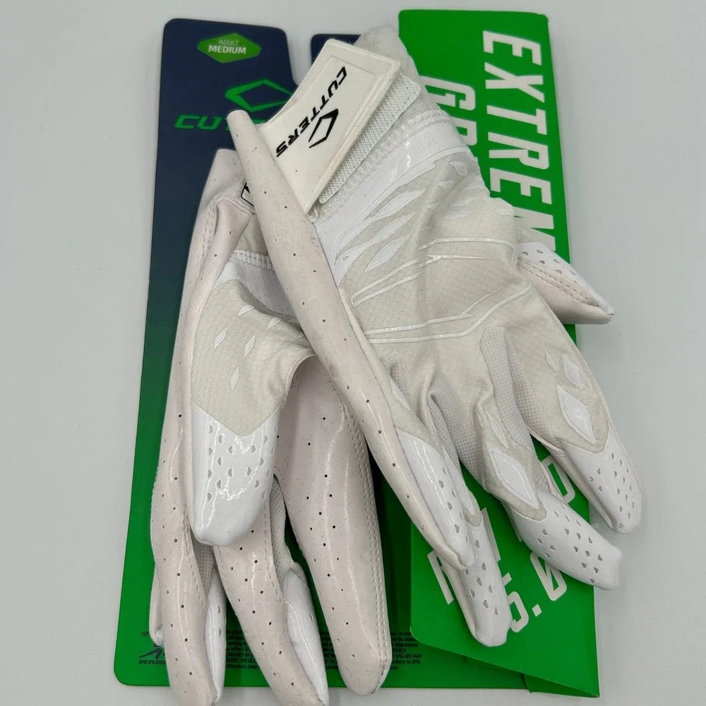 Cutters | Other | Cutters Rev Pro 5 Football Gloves Adult Medium White ...